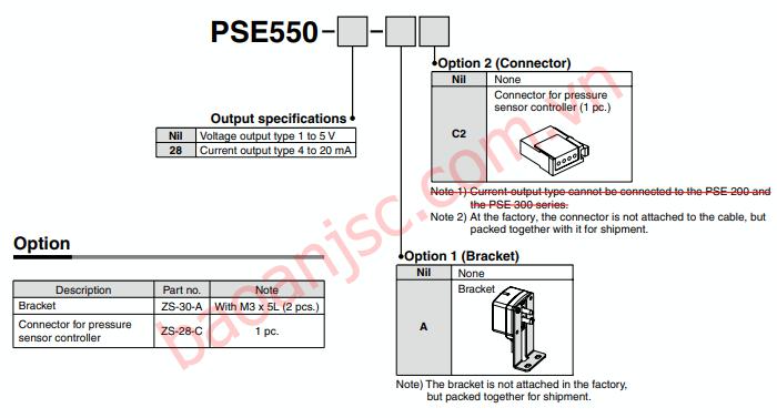 - Low differential pressure sensor SMC PSE550 series - baoanjsc.com.vn